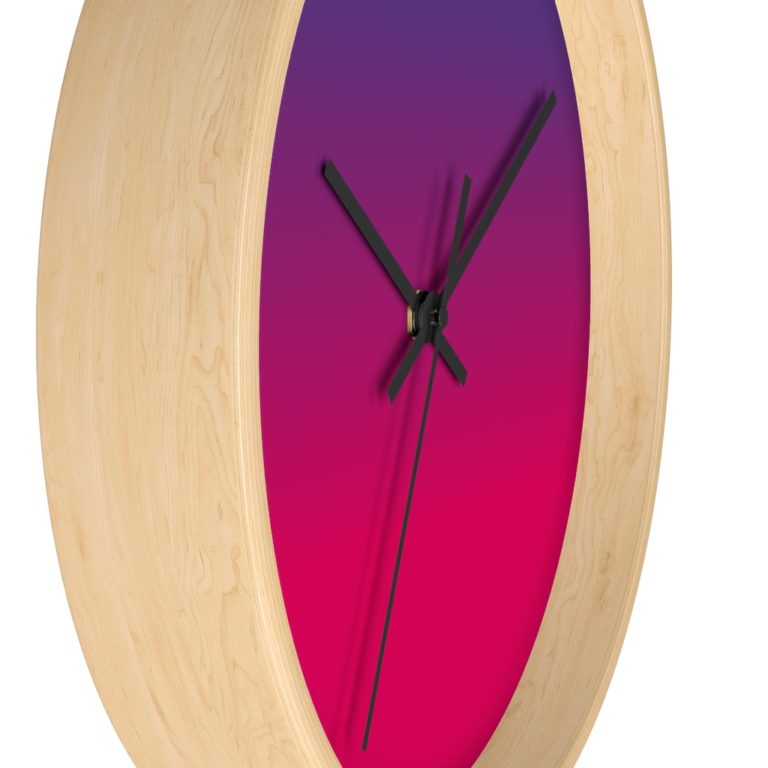Raspberry Gradient – Wall clock – NOBLE DAYS